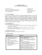 Structured Programming In C Concepts Practice Course Hero