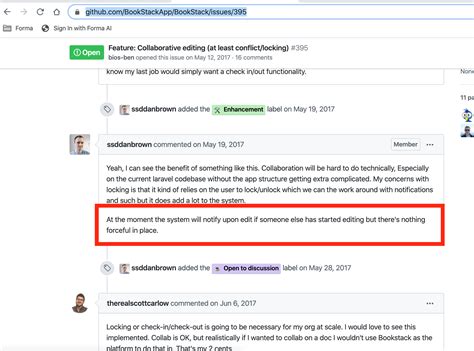 User Trying To Edit Bookstack Page Does Not Get A Warning Message When