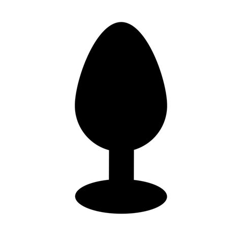 Butt Plug On A White Background Vector Icon 5338785 Vector Art At Vecteezy