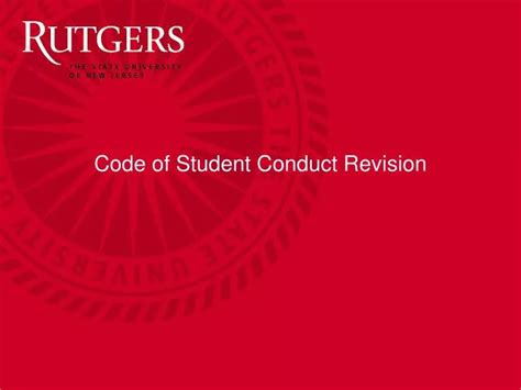 PPT Code Of Babe Conduct Revision PowerPoint Presentation Free Download ID 827212