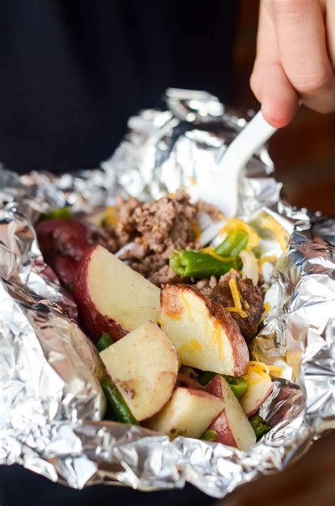 Campfire Hobo Dinner Foil Packets Beef And Potatoes Mommy Hates Cooking