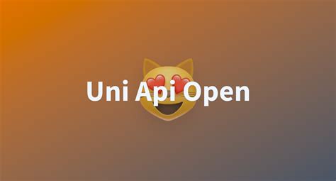 Uni Api Open A Hugging Face Space By Blueskyxn