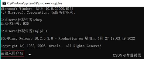 oracle的sqlplus中cmd控制台乱码 oracle 控制台乱码 csdn博客