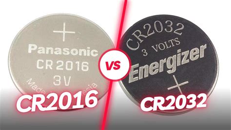 Cr2016 Vs Cr2032 Batteries What Are The Differences Youtube