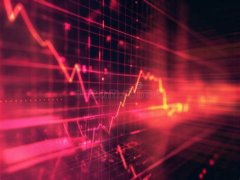 Dynamic Growth Abstract Financial Chart Visualization Stock Photo Image Of Trend Closeup
