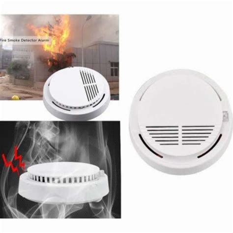 Promo Alat Sensor Smoke Detector Pencegah Api Kebakaran Sistem Alarn