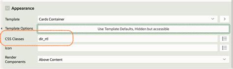 Css Oracle Apex Cards Region Reverse Cards Layout From Right To Left Stack Overflow