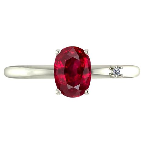 Customizable 14 Karat Gold Ring With Ruby And Diamond Ruby Stackable Ring July Birthstone For