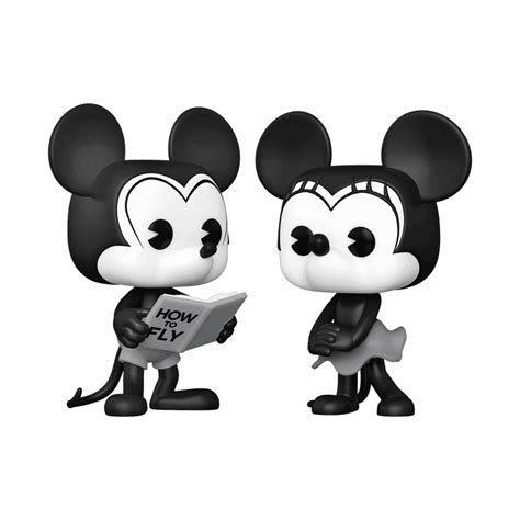Minnie Mouse And Mickey Mouse Black And White