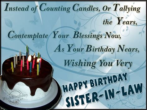 Happy Birthday Sister In Law Graphics