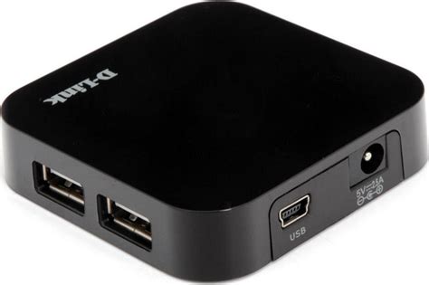 D Link DUB H4 USB 2 0 Hub 4 Θυρών με σύνδεση USB A και Εξωτερική Παροχή Ρεύματος Skroutz gr