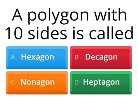Polygons Quiz