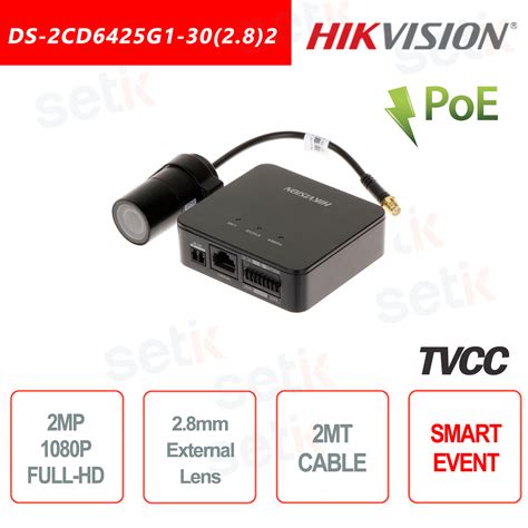 DS CD G DS CD G Hikvision PoE MP External Optical IP Camera