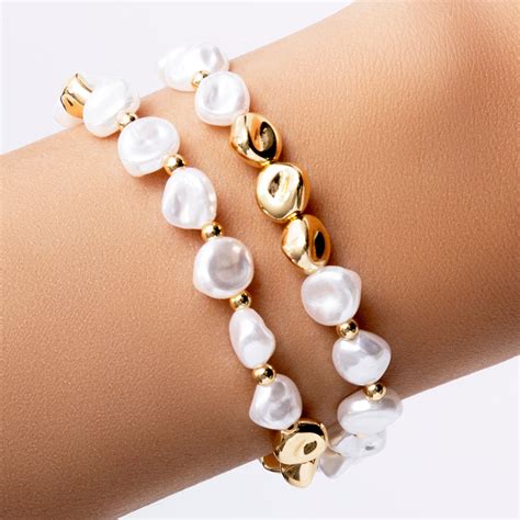 Elijah Pearl Bracelet Set Love Stylize