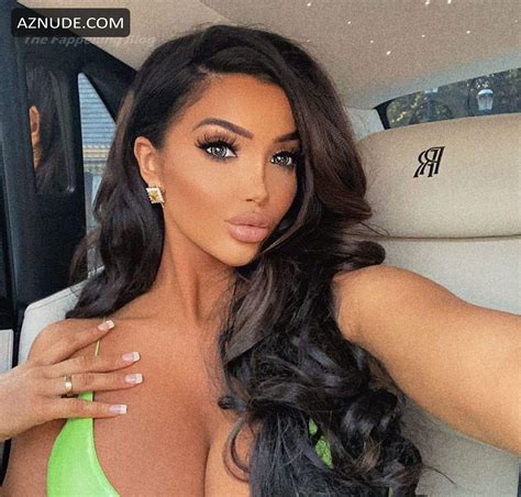 Chloe Khan Sexy Seen In A Green Dress On Her Way To The Reality Tv Awards At Porchester Hall In