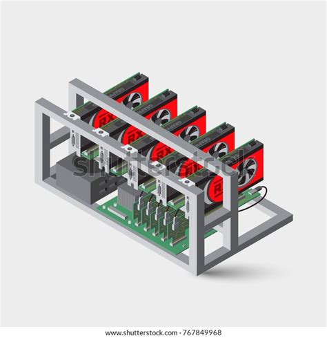 619 Bitcoin Mining Rig Stock Vectors Images Vector Art Shutterstock