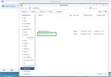 Using Hyper Backup To Backup To Local Drive With Rotation Synology Nas Data Storage Backup