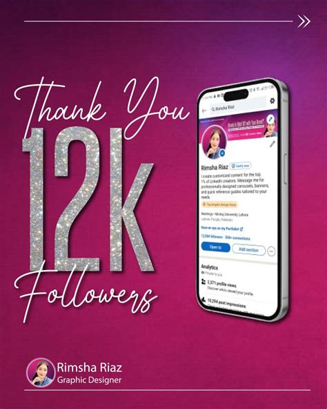 rimsha riaz on linkedin i ve reached 12k followers in just 1 month and while numbers aren t