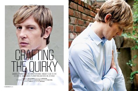 Revenges Gabriel Mann Models For August Man Magazine The Fashionisto