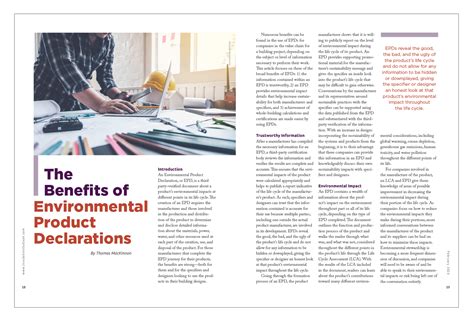 Environmental Product Declaration Examples At Gregorio Fields Blog