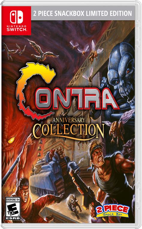 2 Piece Snack Box Contra Anniversary Collection Front Cover Art