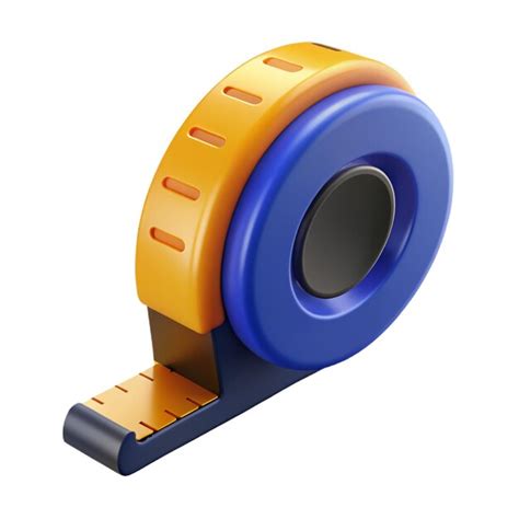 3d Measuring Tape Icon Vector Illustration Premium Ai Generated Image