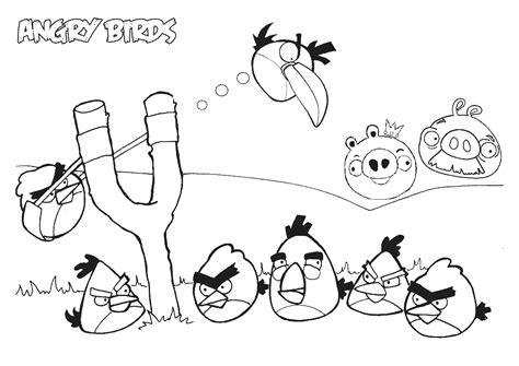 Angry Birds Printable Coloring Pages Free Printable Us
