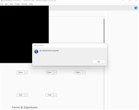 Solved Internal Error Occured Adobe Product Community 13091599