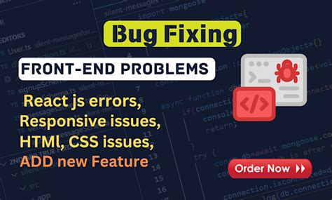 Fix Html Css Js Any Bugs Errors Fix React Errors By Ajay Maan01 Fiverr