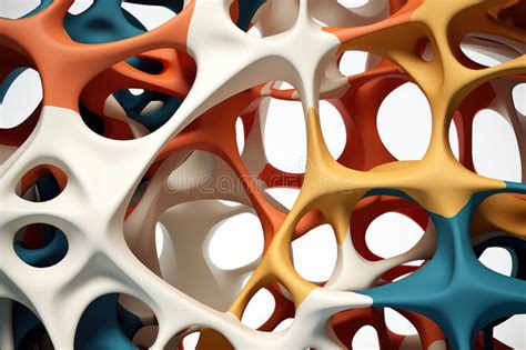 A 3d Image Of A Colorful Structure Ai Stock Illustration Illustration Of Bright Graphic