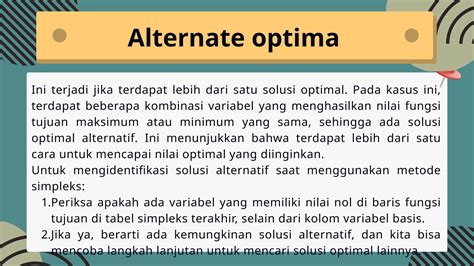 PPT Kelompok 2 Metode Khusus Simpleks Pptx