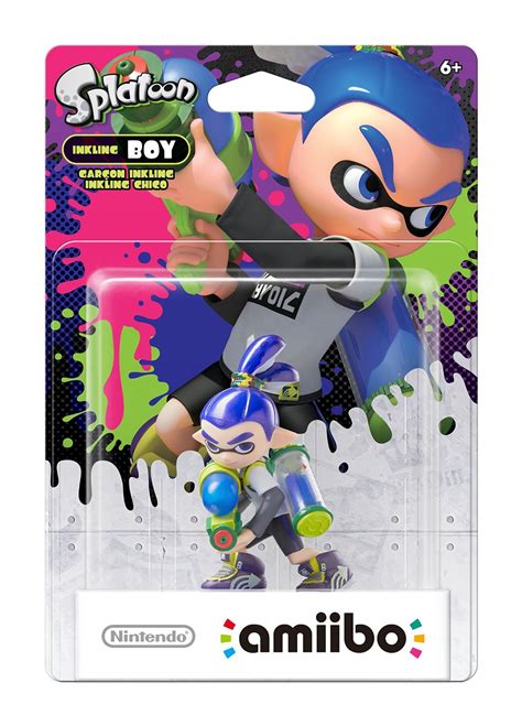 Amiibo Splatoon Inkling Boy Amiibo Waves