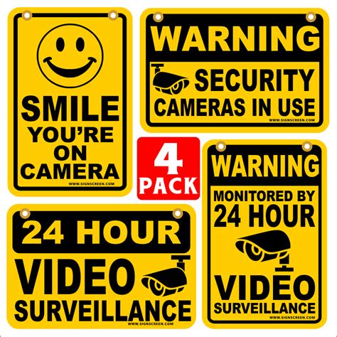 Security Camera Signs
