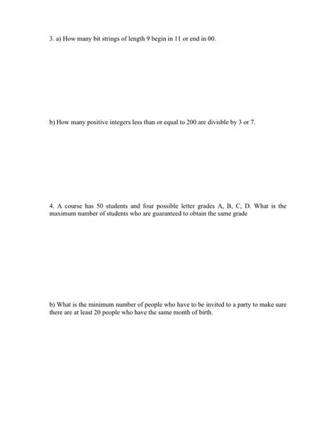 Solved 3 A How Many Bit Strings Of Length 9 Begin In 11 Or