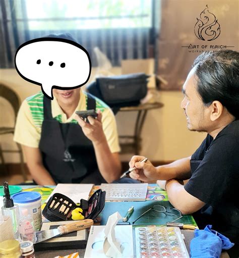 Art Of Parich นักเรียนปั้น ลายไทย ทับทรวง ฝึกจาก
