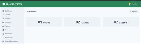College Management System Project In Laravel With Source Code 2022