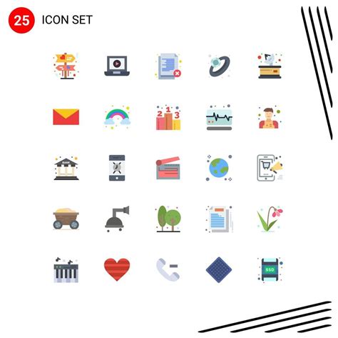 25 Flat Color Concept For Websites Mobile And Apps Receiver Media