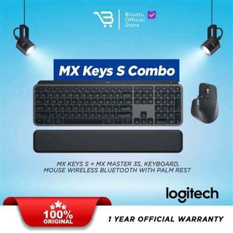 Jual Logitech Mx Keys S Combo Mx Keys S Mx Master 3s Keyboard Dan Mouse Di Seller Jete Store