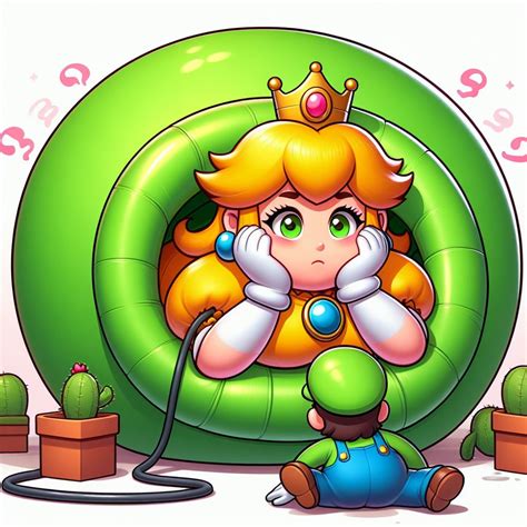 Stuck Plumber Peach By Seth313 On Deviantart