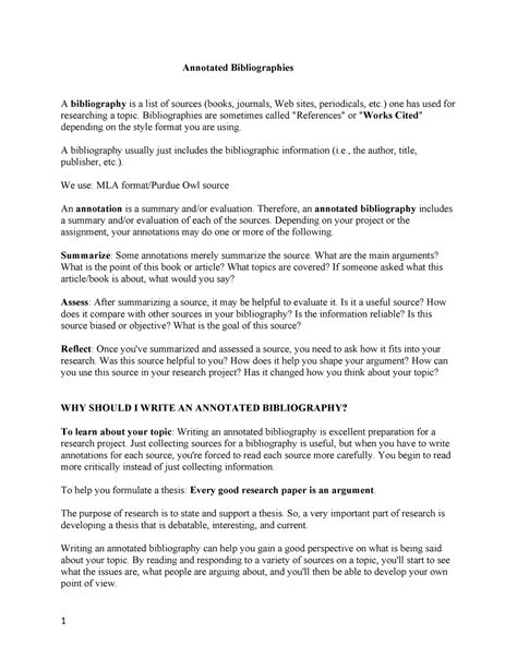 Annotated Bibliographies One Has Used For Researching A Topic Bibliographies Are Sometimes