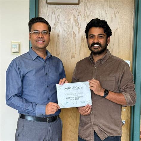Amandeep Singh On Linkedin Honored To Receive The Isbt Purdue