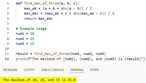 Write A Python Function To Find The Maximum Of Three Numbers