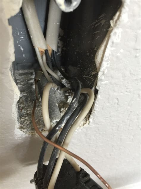 Wiring Black And White Wires But One Black One White Are On The Same Side Of A Switched