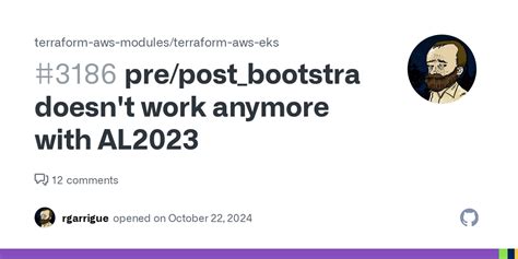 Prepostbootstrapuserdata Doesnt Work Anymore With Al2023 · Issue 3186 · Terraform Aws