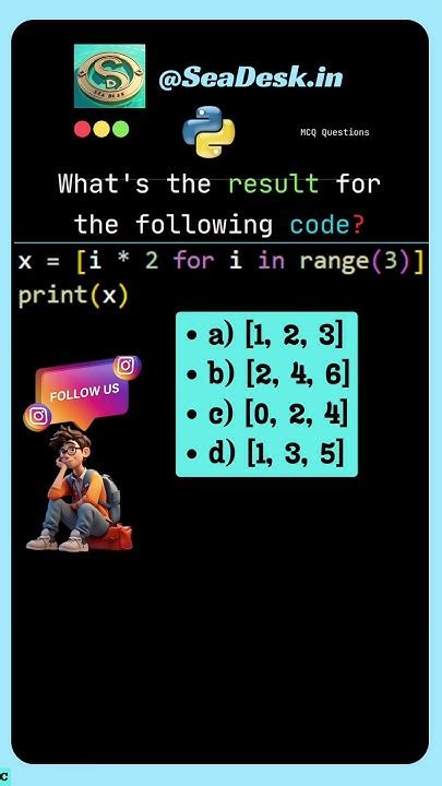 Python Mcq Day106 Python Mcq Practice Code Interviewpractice