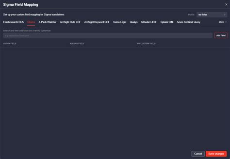 Custom Fields Mapping Soc Prime