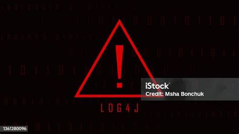 Security Vulnerability Log4j Java Code Log4j With Warning Sign