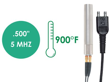 Dual Element Transducers Twin Crystal Transducers Ideal For Measuring Metal Substrates