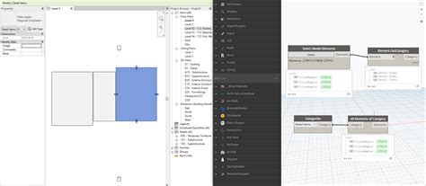 Selecting Model Elements Filled Region Revit Dynamo