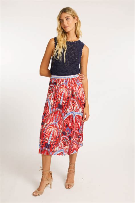 Mia Ruby Tropics Skirt Caballero Collection